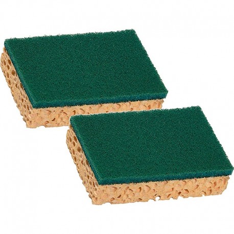 Éponge végétale pour travaux de nettoyage et lessivage